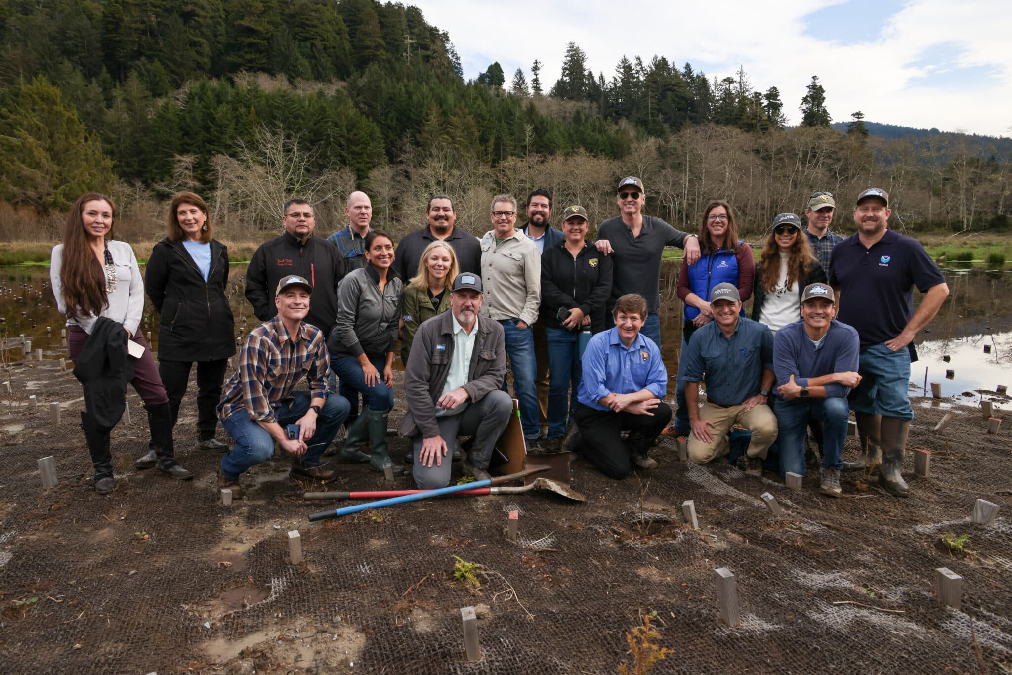 Newsom visits League’s Orick Mill site to talk about salmon restoration ...
