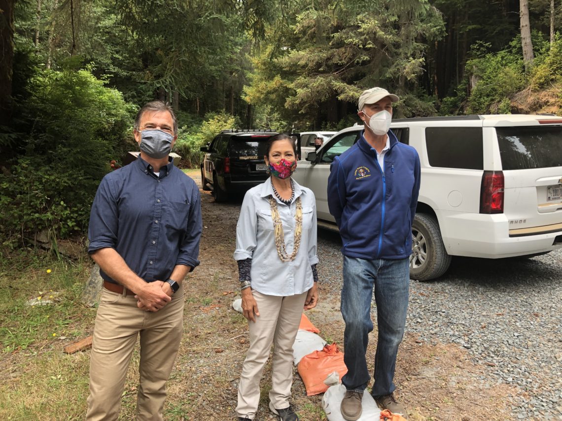 Deb Haaland tours Redwoods Rising, praises partnership | Save the ...